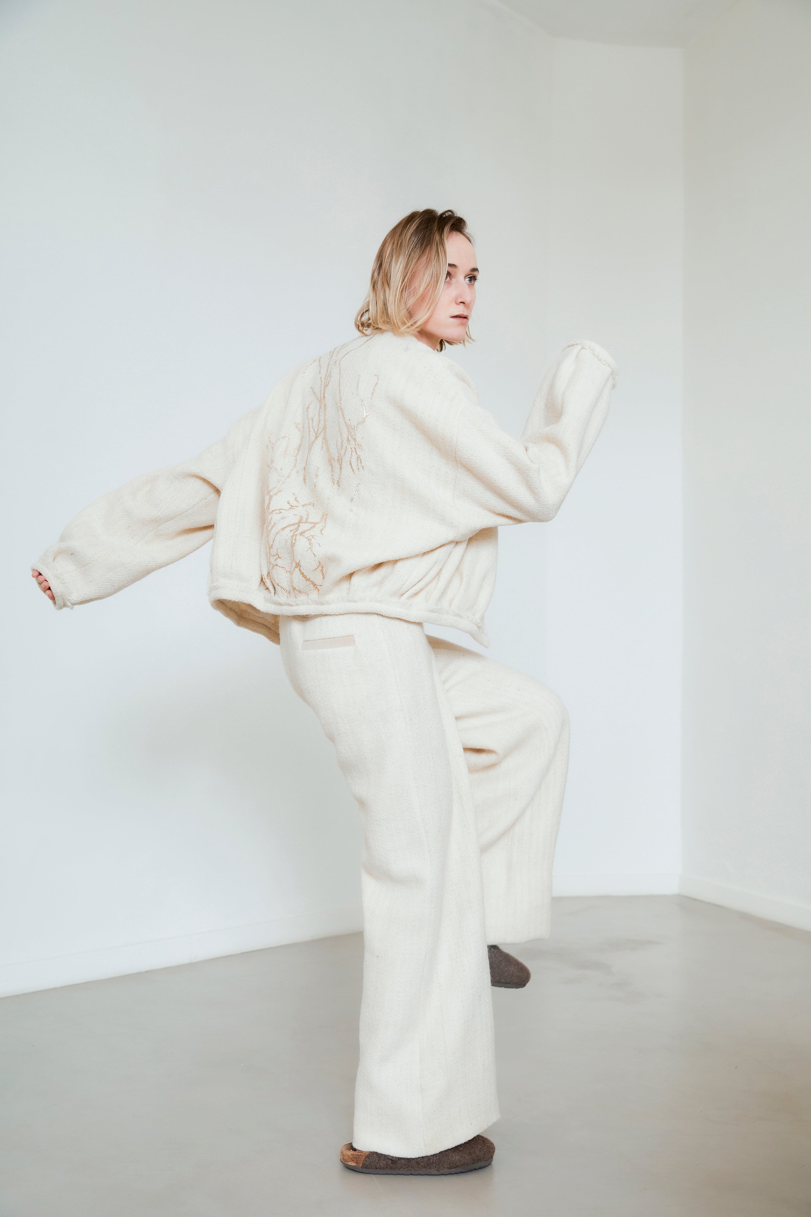 Cachi Bomber with Copper Print – Alma Lobo